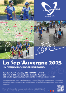 Le défi vélo Sap’Auvergne 2025 – La Sapaudia Auvergne